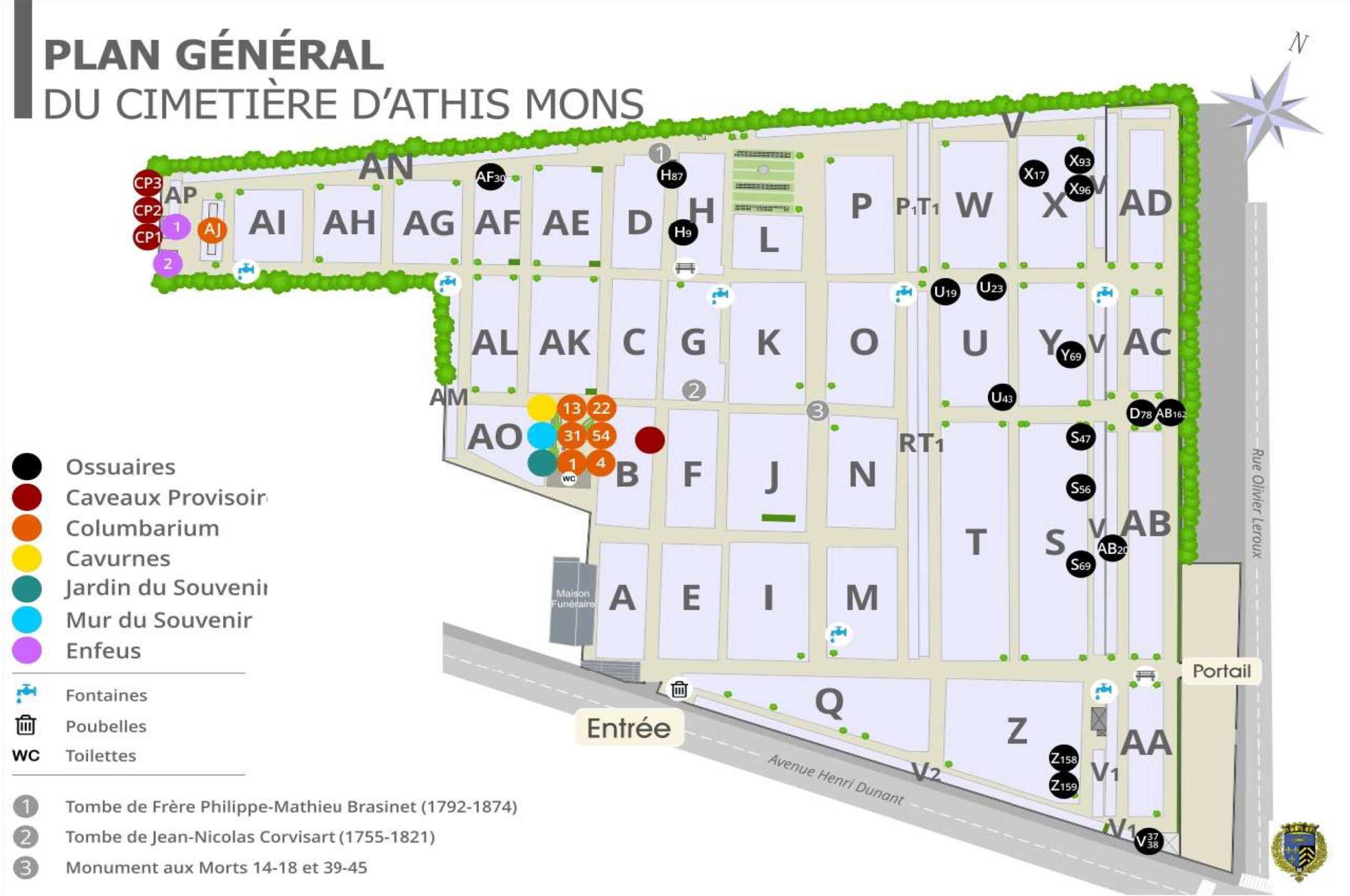 Cimetière municipal – Ville d'Athis-Mons